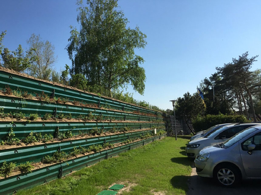 naturawall die begrünbare Lärmschutzwand | Ostsee naturawall die begrünbare Lärmschutzwand | Ostsee